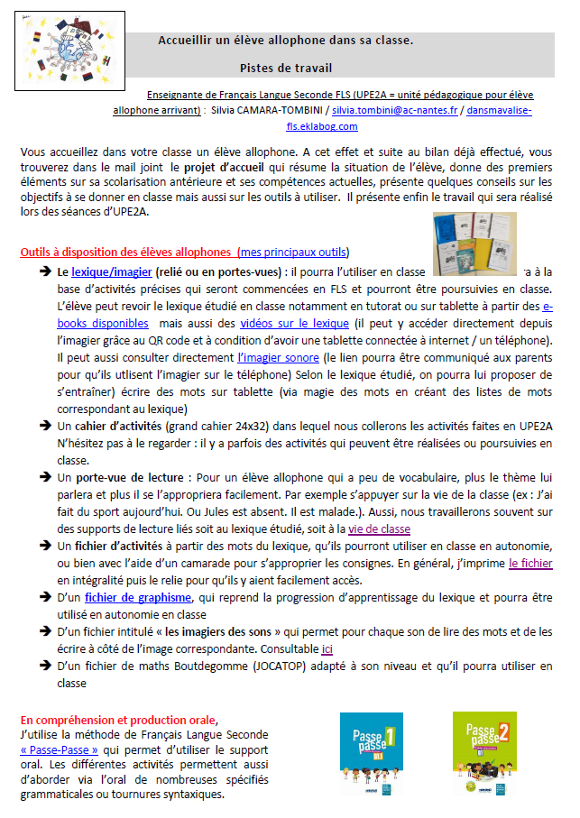 Liste des ressources possibles en fonction du niveau d'un élève ...