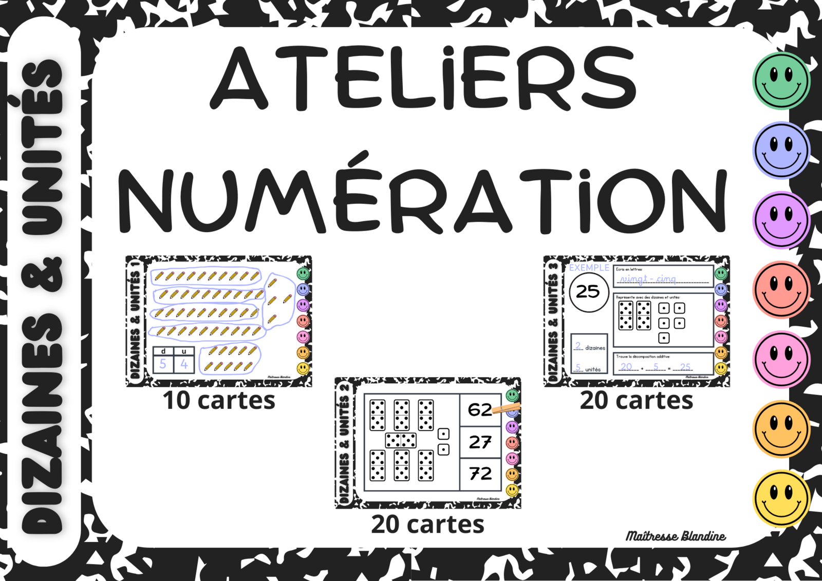 ATELIERS MATHEMATIQUES CP: Dizaines et unités - Le blog de maîtresse ...