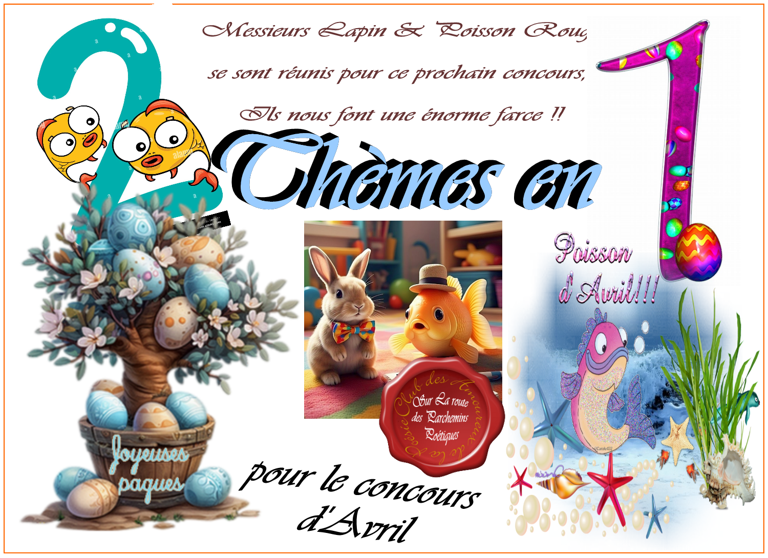 Concours Avril 2025 - Envie d'humour et de spirituel - Sur La Route des ...