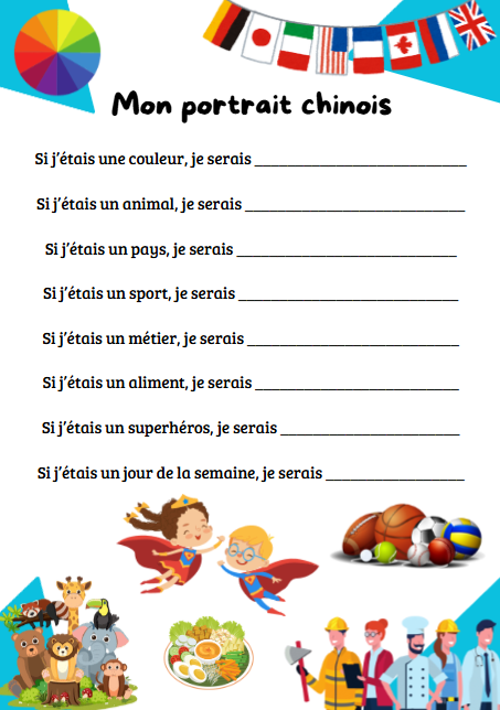 Mon portrait chinois - Dans ma valise FLS