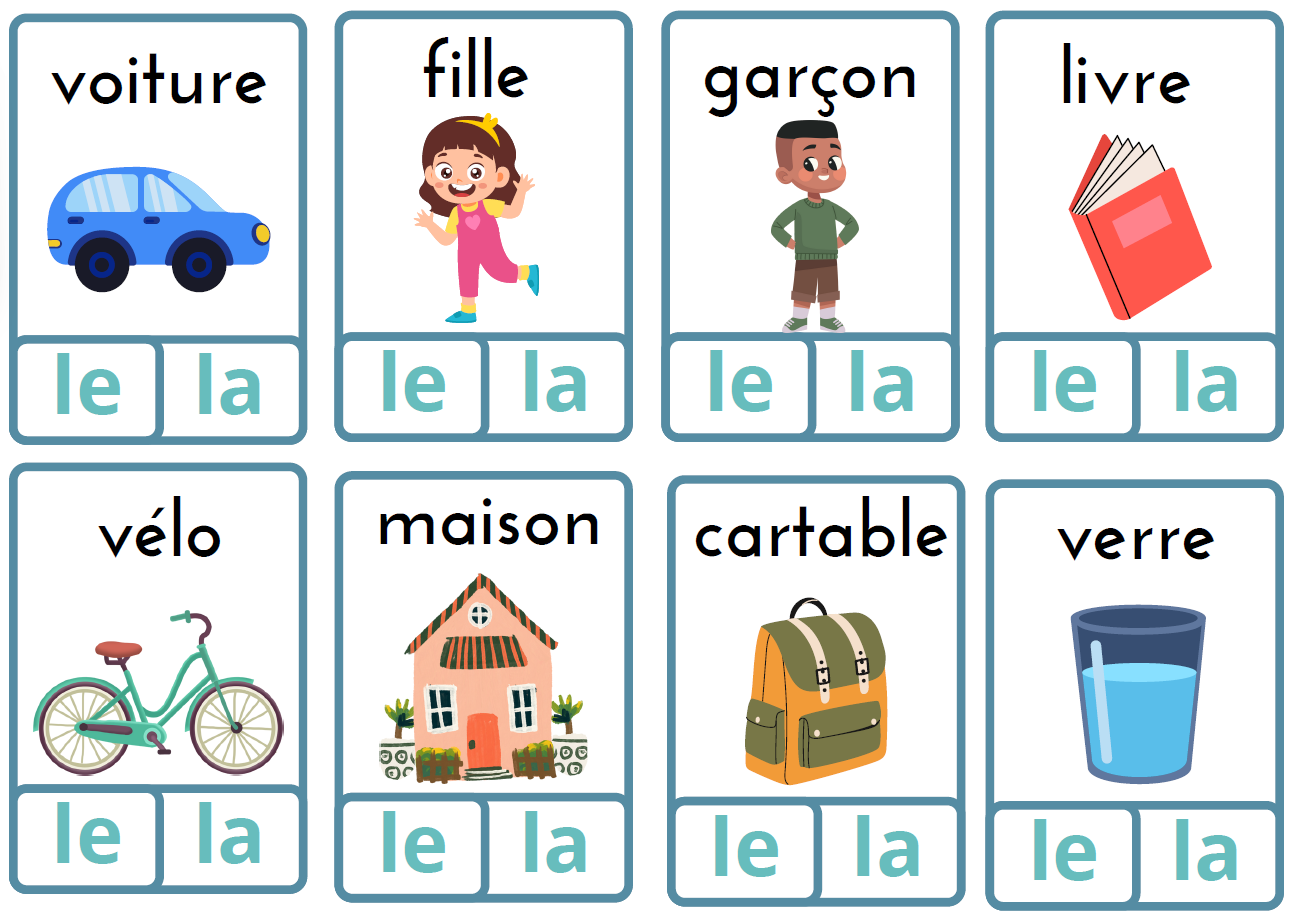 Jeu de cartes: masculin ou féminin? - Dans ma valise FLS