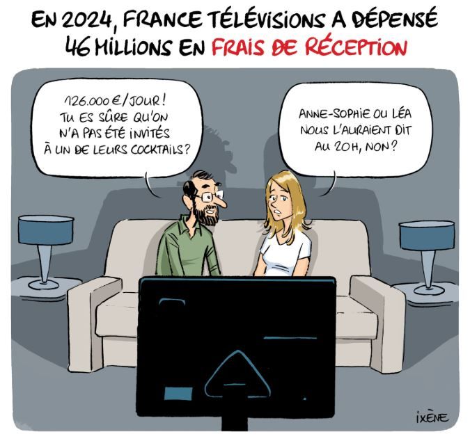Frais de réception France TV - Humour et Humeur