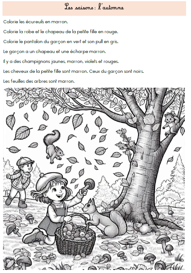 Je lis, je colorie - Dans ma valise FLS