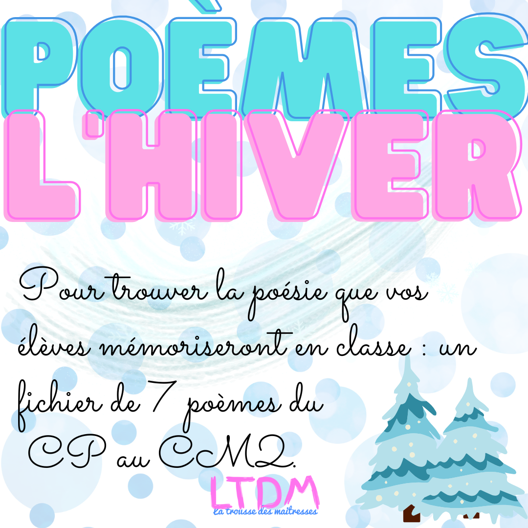 Poésie : l'hiver - La Trousse des Maitresses